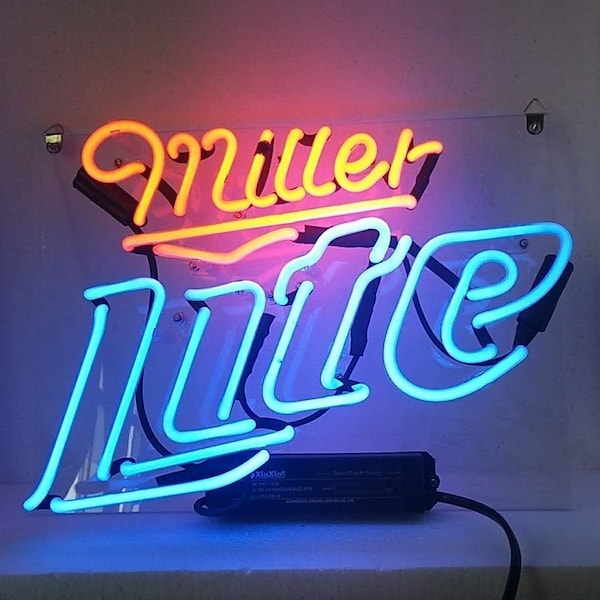 Miller Lite Neon Sign - Etsy