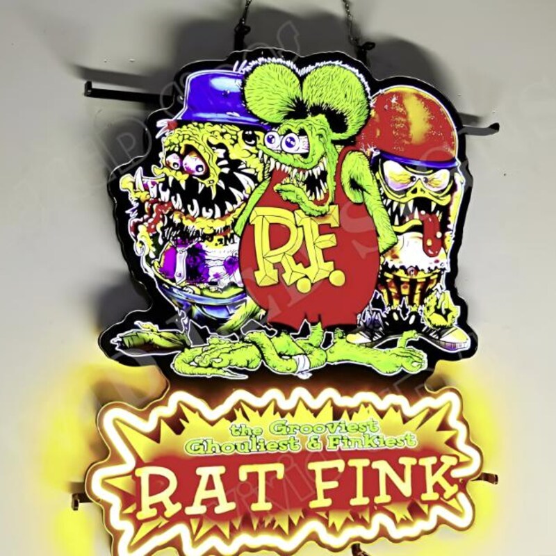 Rat Fink Neon - Etsy