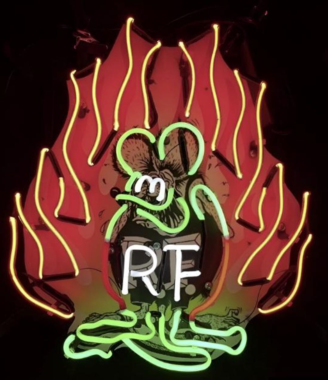 20"x16" Hot Rod Garage Neon Light Sign With HD Vivid Printing - Etsy