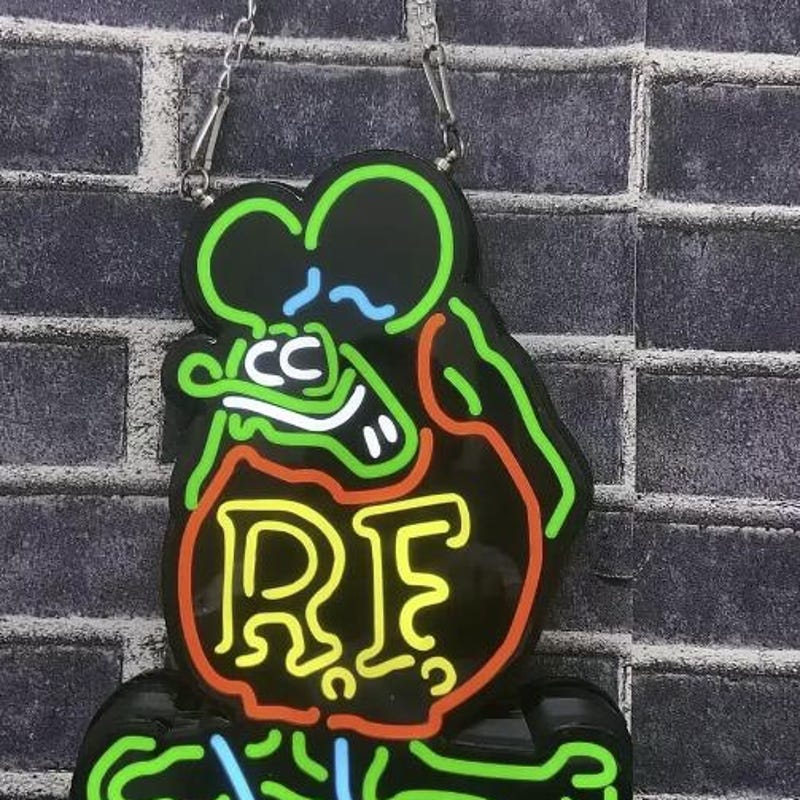 Rat Fink Neon - Etsy