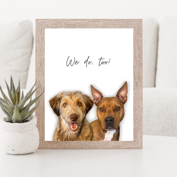 Dog Wedding Sign - Etsy