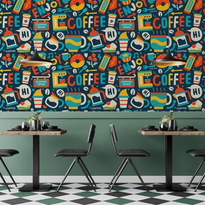 Beautiful Coffee Themed Wallpaper Stunning Coffee Wallpaper Bold Café ...