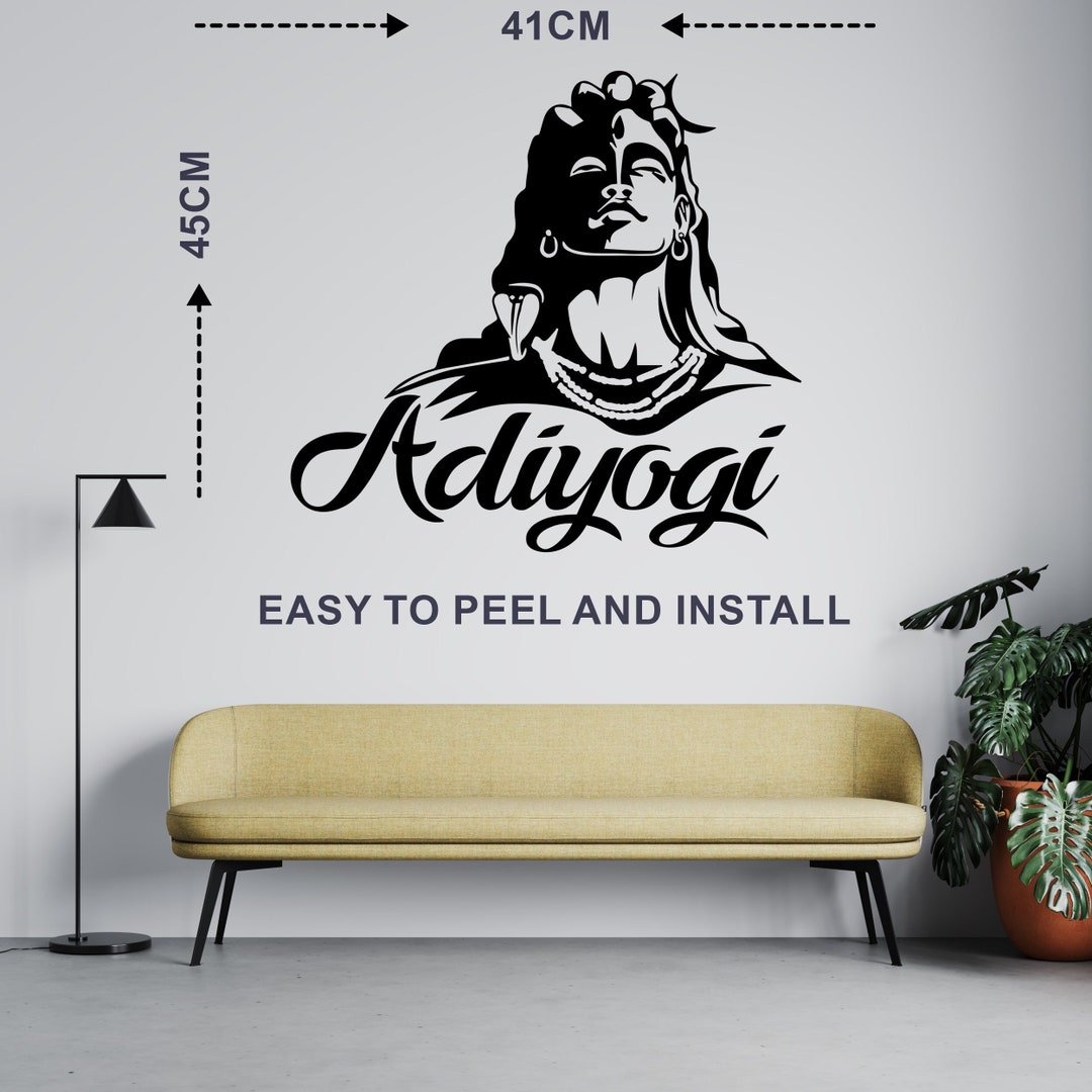 Adiyogi Clear Sticker Mystical Presence Embrace Spiritual - Etsy