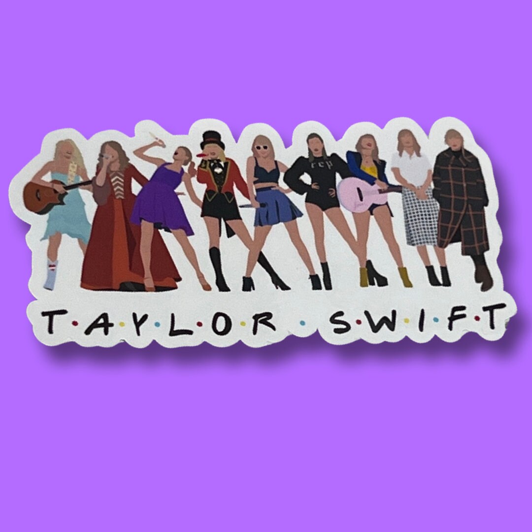 Eras Tour Sticker Swift Sticker Swiftie Taylor Swift Water Resistant ...