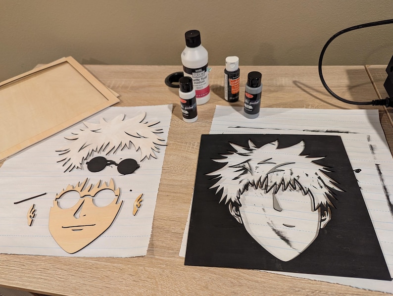 Gojo Satoru Vector File: Laser & Vinyl Cutting (AI, SVG) - Etsy