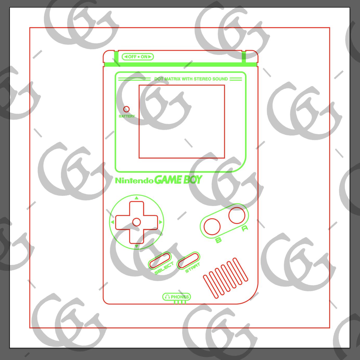 Gameboy Wall Art Retro Gaming *DIGITAL FILE* Only for Laser or Vinyl ...