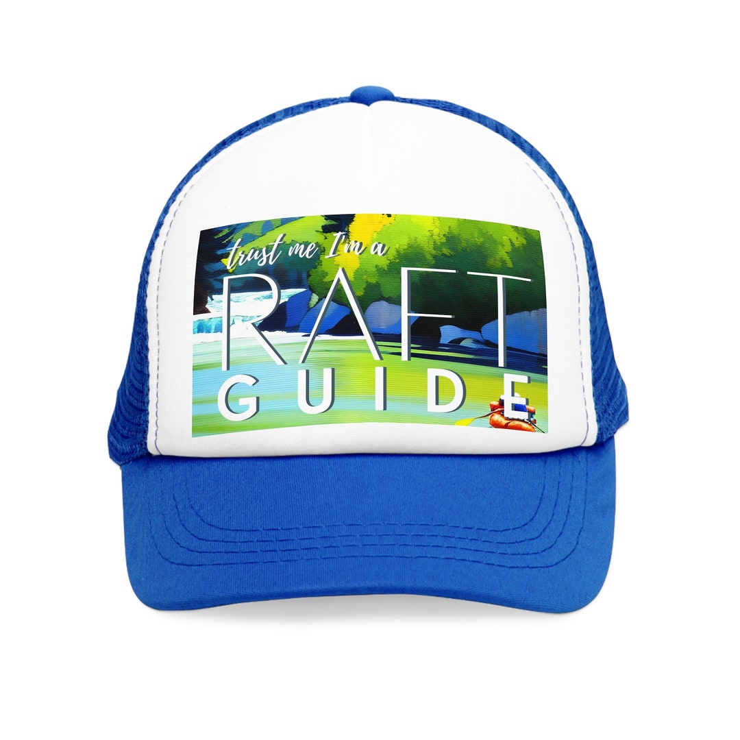 Raft Guide Funny Truckers Hat River Rafting Rafters Hat Water Sports ...
