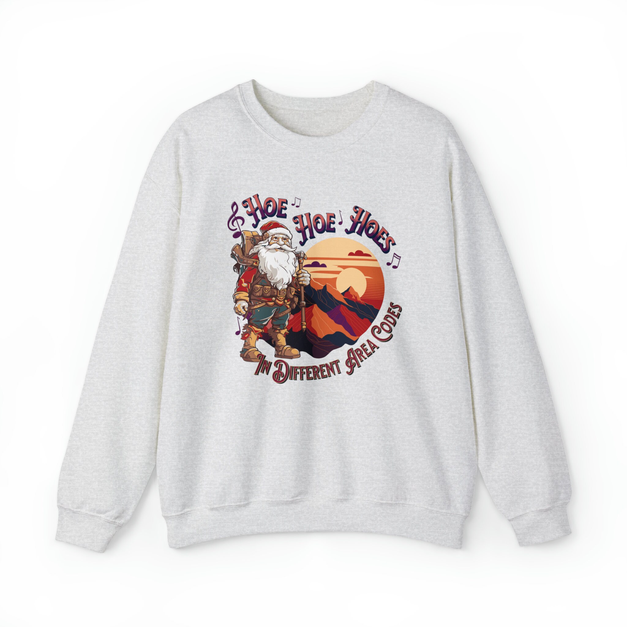 Hoe Hoe Hoes in Different Area Codes Funny Sweatshirt Holiday Gift for ...