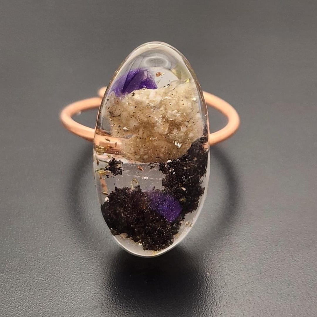 Unique Copper Piezoelectric Ring – Energy & EMF Protection Jewelry - Etsy