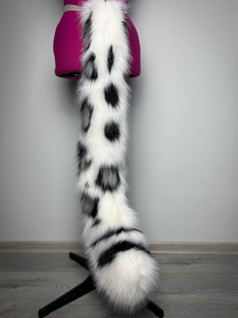 Realistic White Faux Fur Snow Leopard Ears and Tail - Etsy