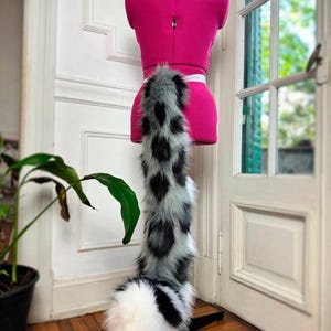 Faux Fur Gray Snow Leopard Ears and Tail - Etsy