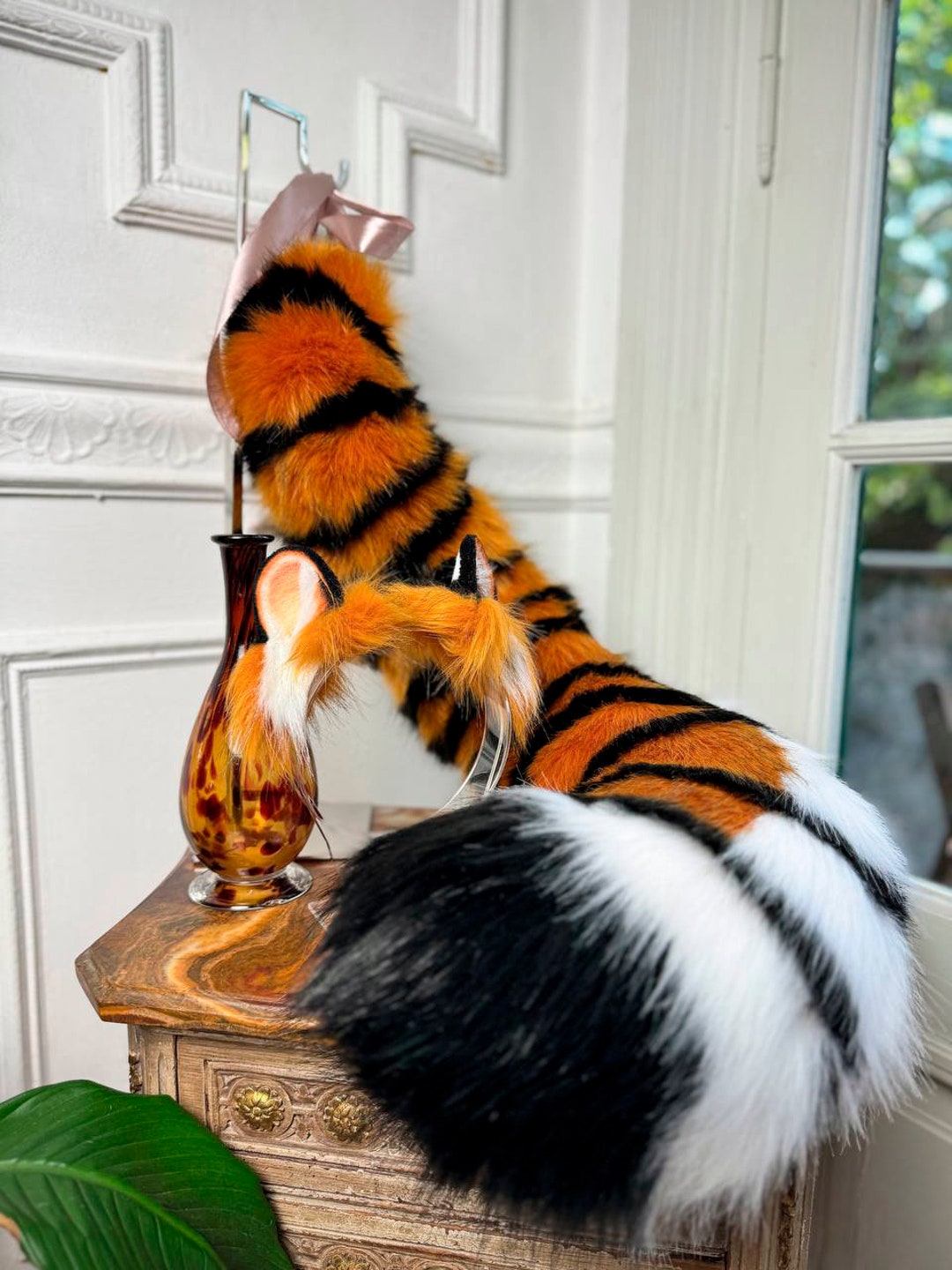 Realistic Faux Fur Tiger Ears and Tail - Etsy