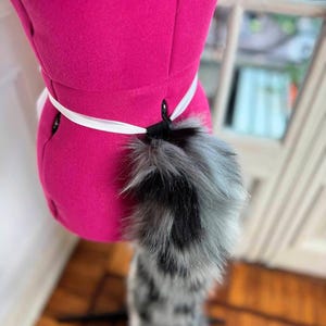 Faux Fur Gray Snow Leopard Ears and Tail - Etsy
