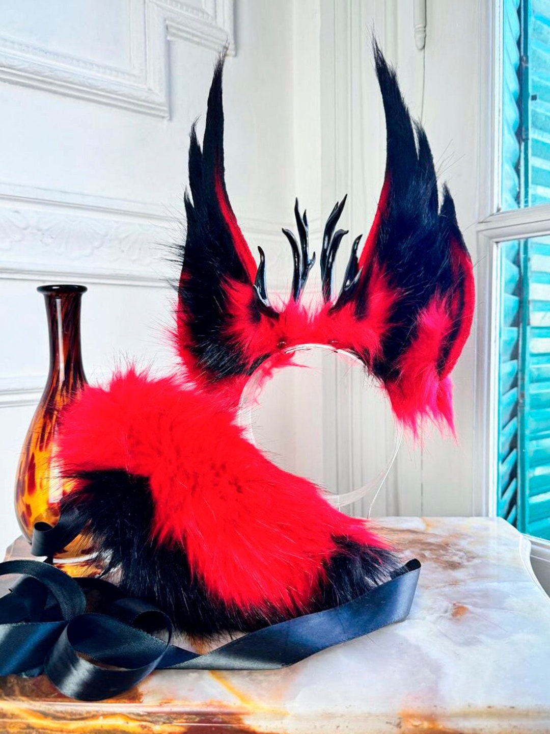 Hazbin Hotel Alastor Deer Ears and Tail - Etsy
