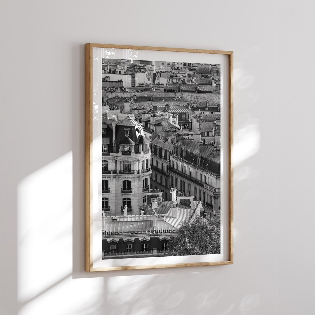 Black and White Paris Urban Printable Art V, Paris City Poster, Paris ...