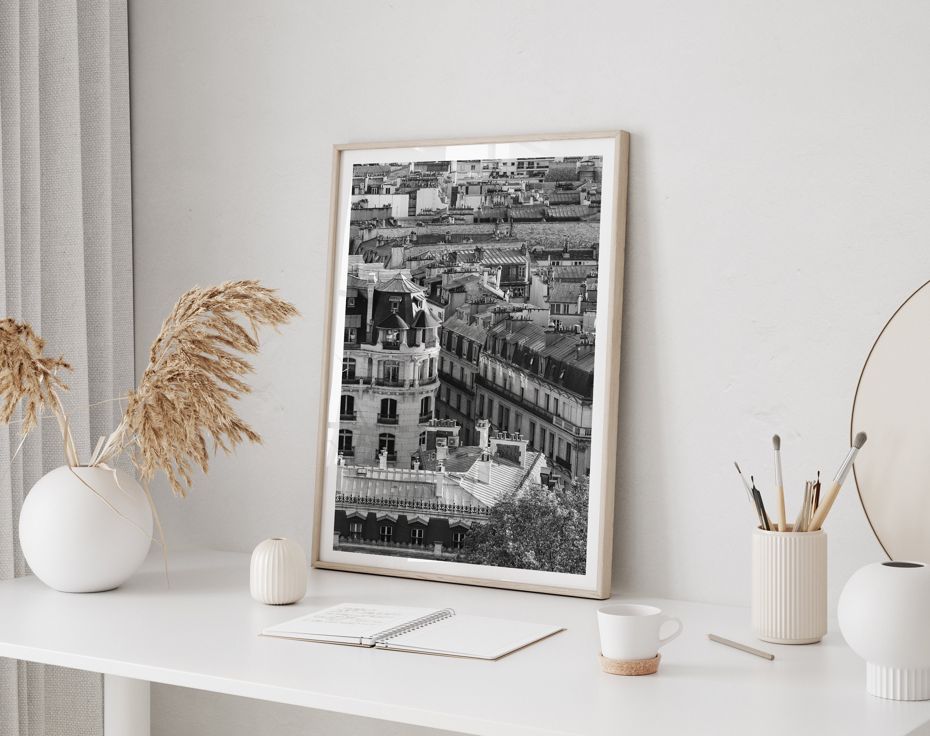 Black and White Paris Urban Printable Art V, Paris City Poster, Paris ...