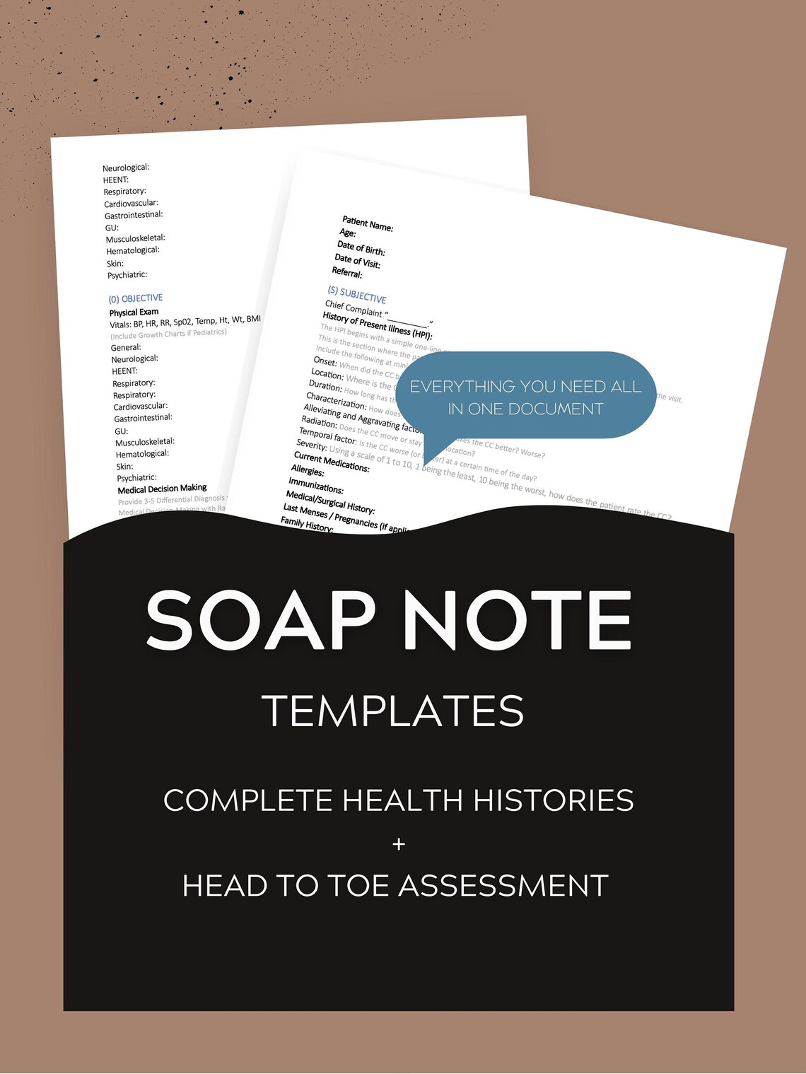 SOAP Note, SOAP Note Template, Np School, Social SOAP Note Template ...