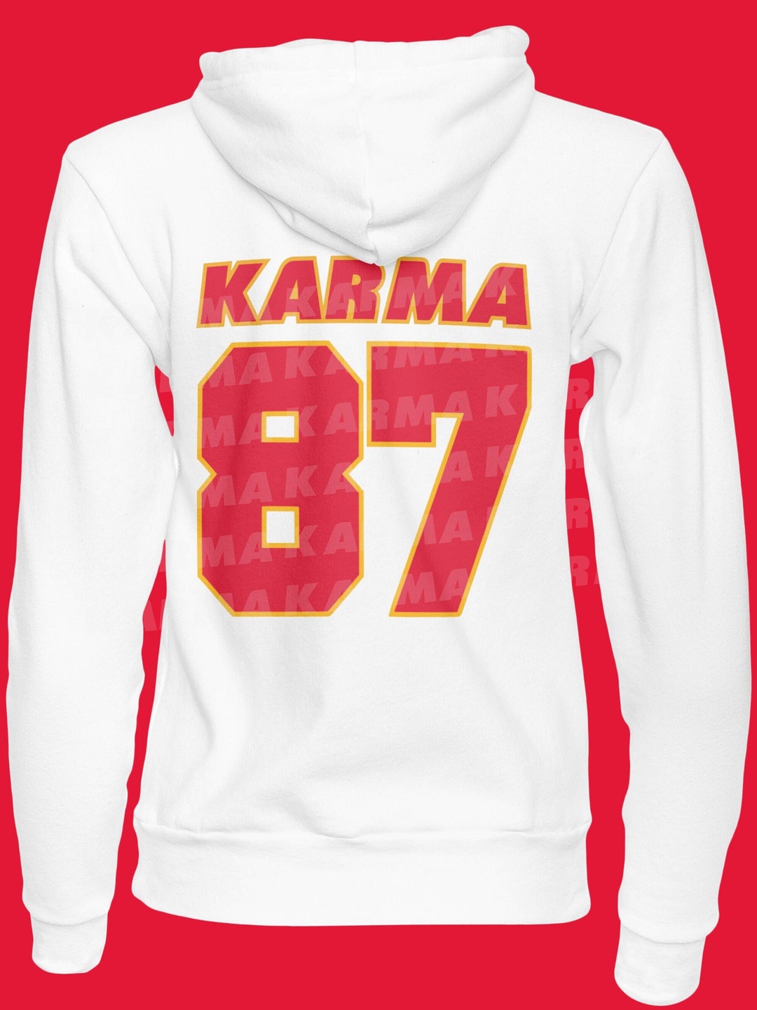 Kansas City Chiefs Digital File, Karma 87 Jersey Block Style Karma 87 ...