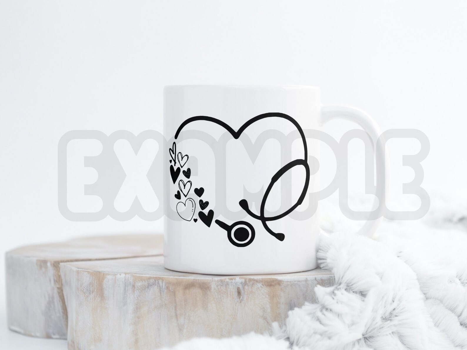 Stethoscope Heart Design Instant Download png, Svg, Jpeg Medical ...