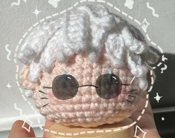 Gojo Satoru Amigurumi Crochet Doll Pattern - Etsy