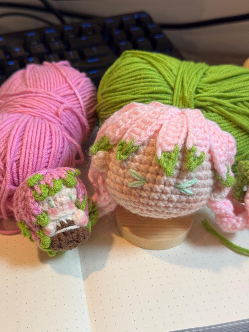 Mitsuri Kanroji Crochet Doll Pattern | Demon Slayer Amigurumi PDF ...