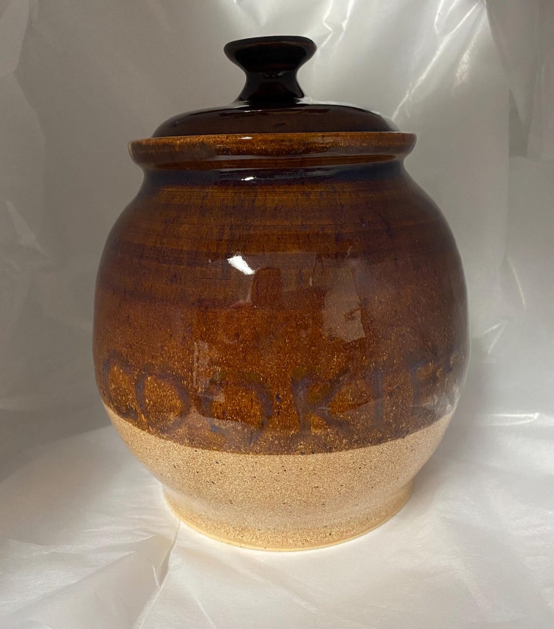 Ceramic Cookie Jar, Handmade Pottery Jar With Lid, Wheelthrown ...