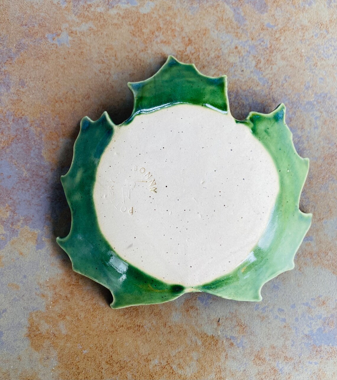 Maple Leaf Pottery Spoon Rest, Ceramic Candy Dish, Nature Themed Serving Tray, Handmade ...