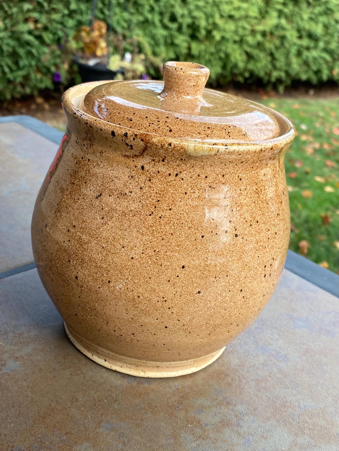 Handmade Stoneware Jar With Lid: 6-cup Ceramic Canister - Etsy