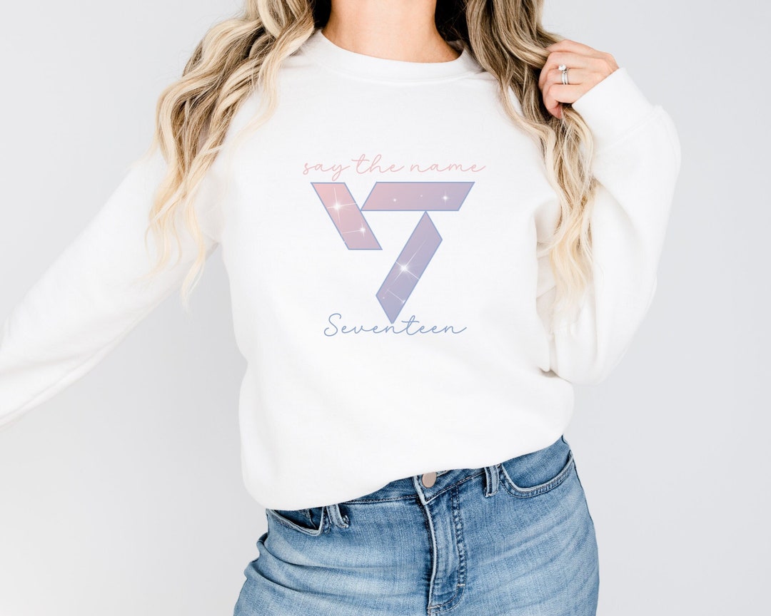 Seventeen Logo Sweatshirt, SVT Fan Pullover, Say the Name Merch ...