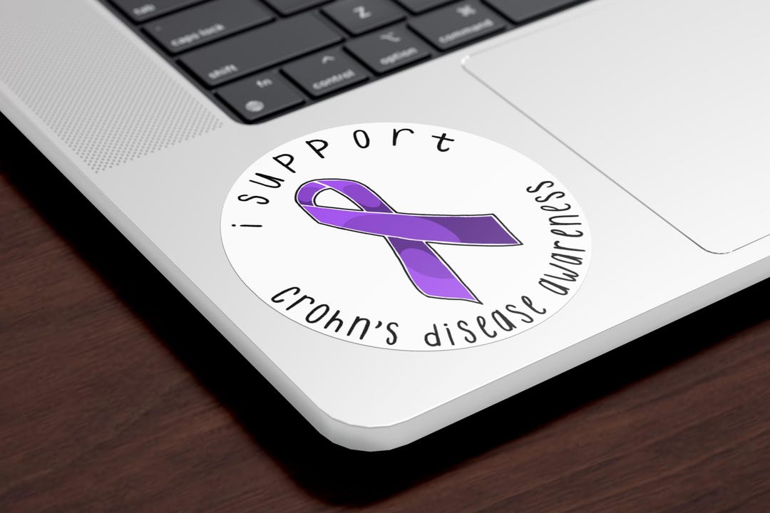 Crohn's Disease Awareness Sticker - Etsy