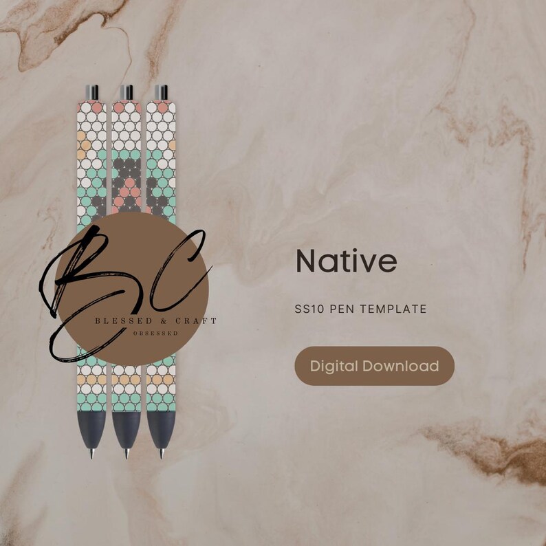 Native SS10 Pen Template - Etsy