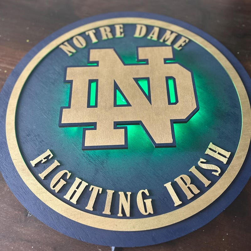 Notre Dame Sign - Etsy