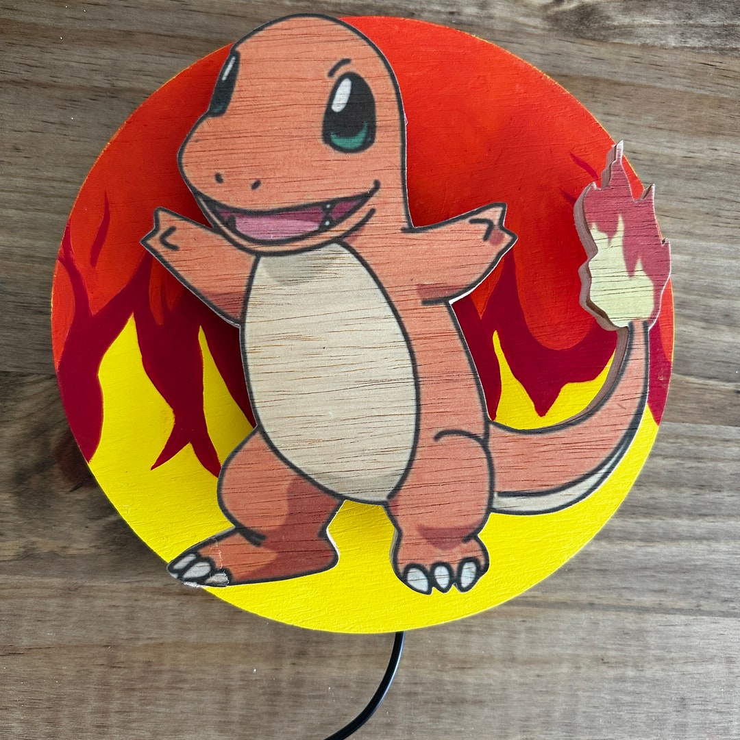 Charmander Light up Wall Art Illuminate Your Space With Pokémon Charm ...