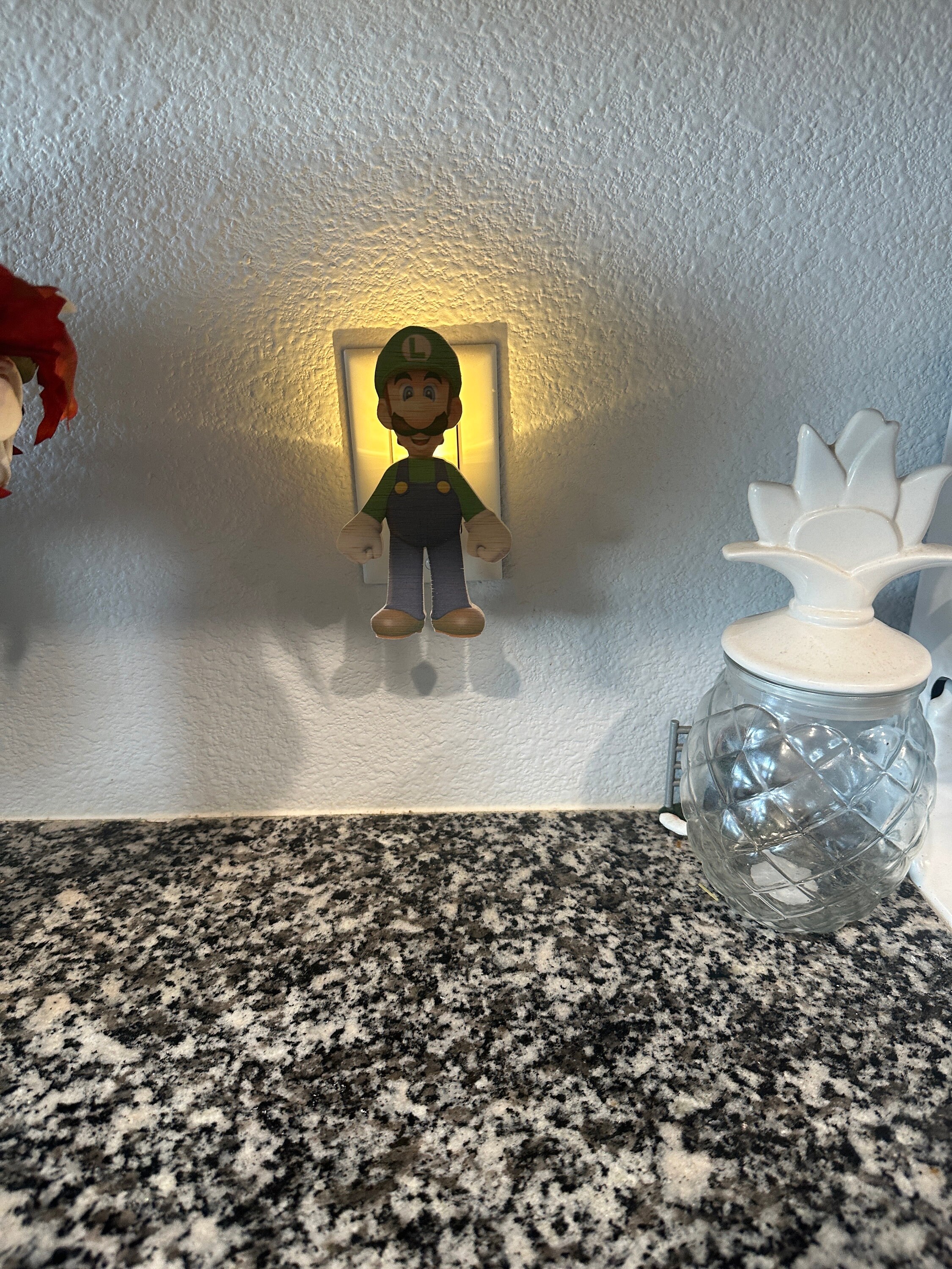 Super Mario Brothers Luigi LED Night Light Join Luigi's Nighttime ...