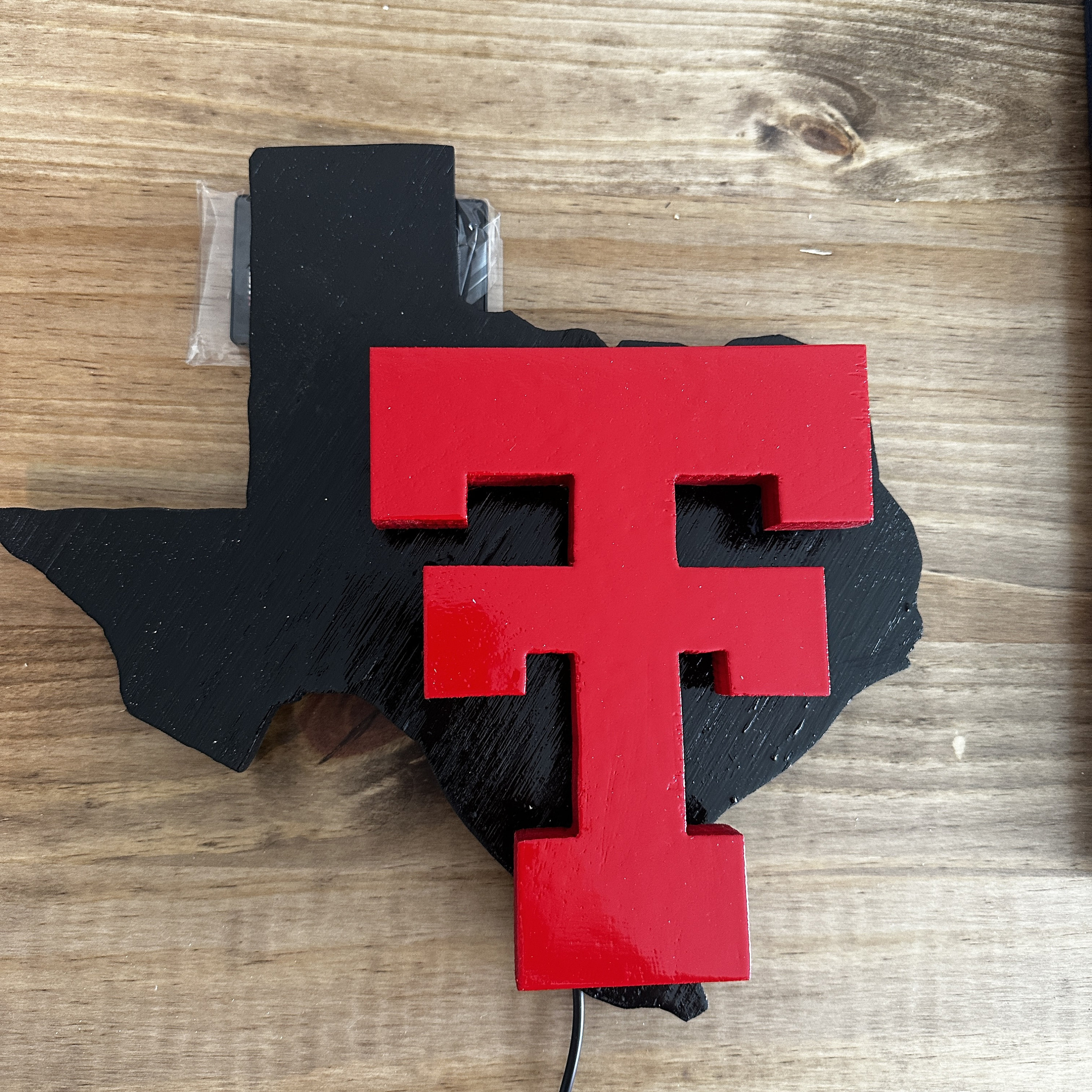 Texas Tech Double T Wall Light Night Light Bar Light - Etsy