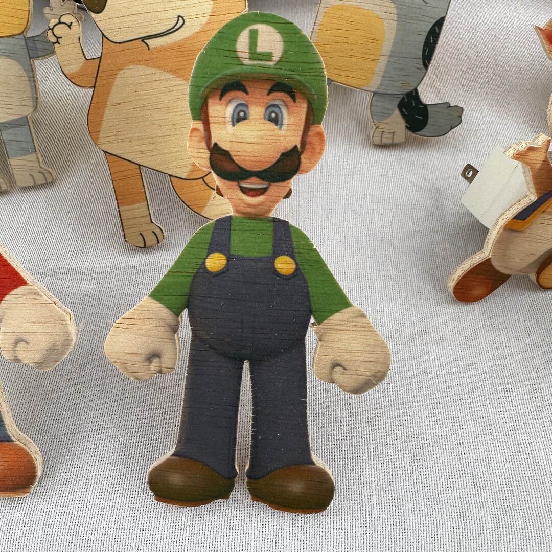 Super Mario Brothers Luigi LED Night Light Join Luigi's - Etsy