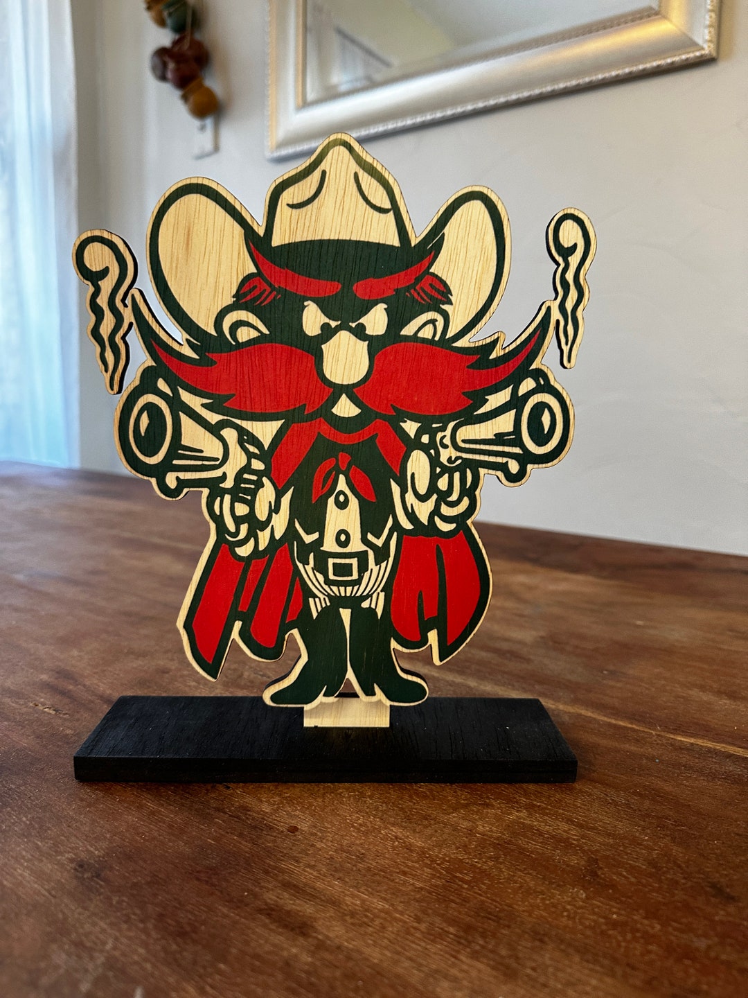 Texas Tech University Raider Red Desk Light / Shelf Light / Shelf ...
