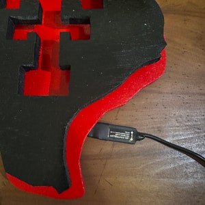 Texas Tech Wall Light Night Light Bar Light - Etsy