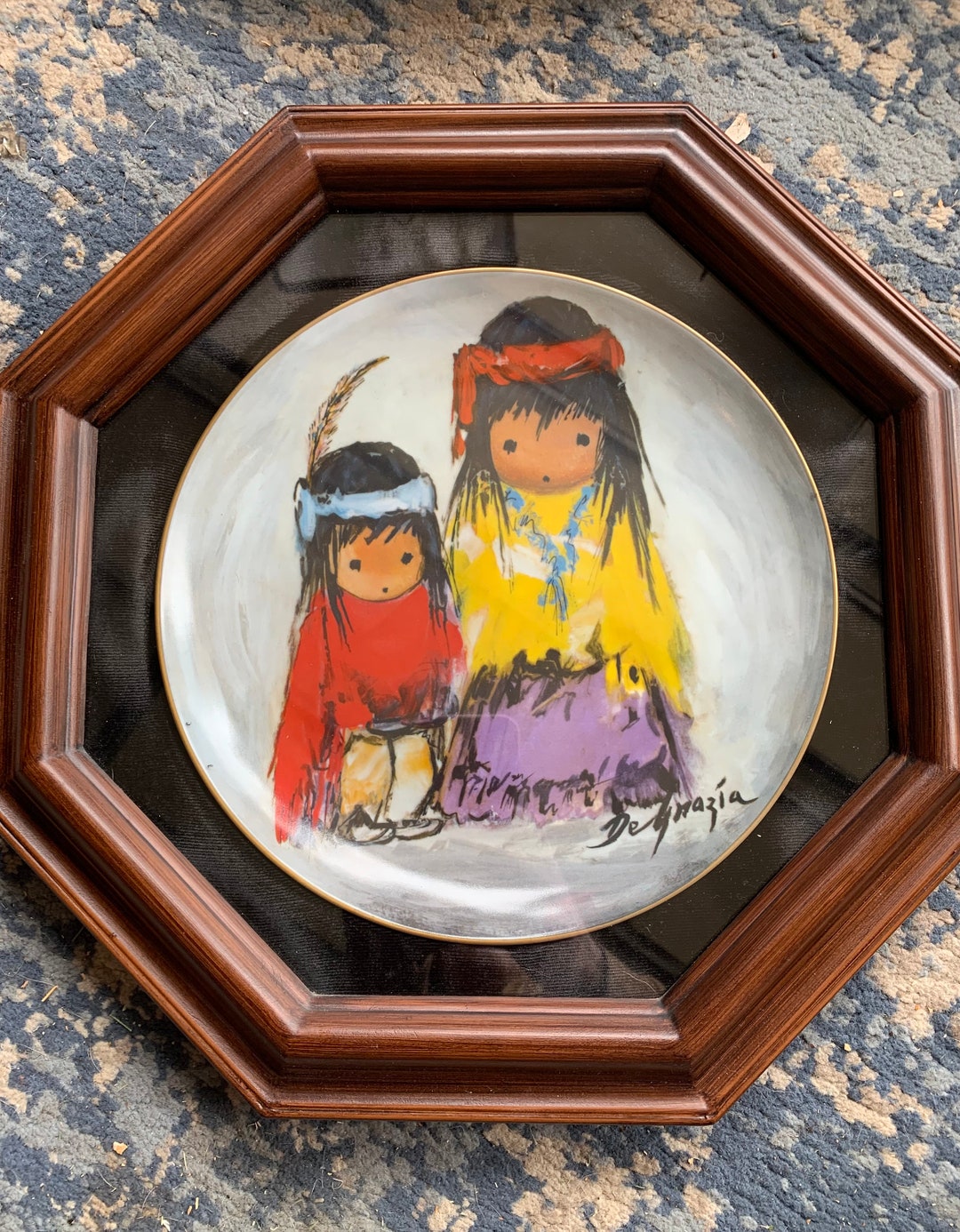 De Grazia Collector’s Plate With Custom Frame - Etsy