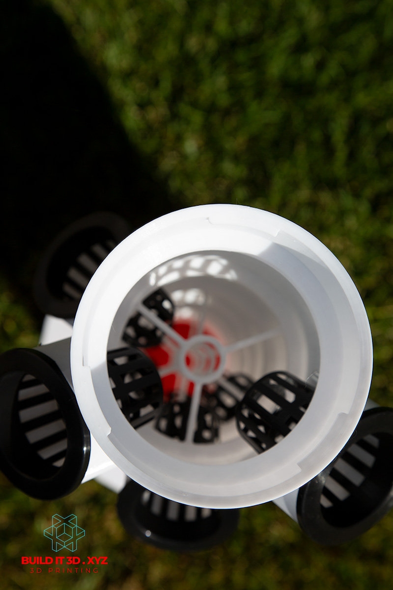 10-plant Hydroponic Tower: Complete Growing Setup for 10 Cups. PETG ...