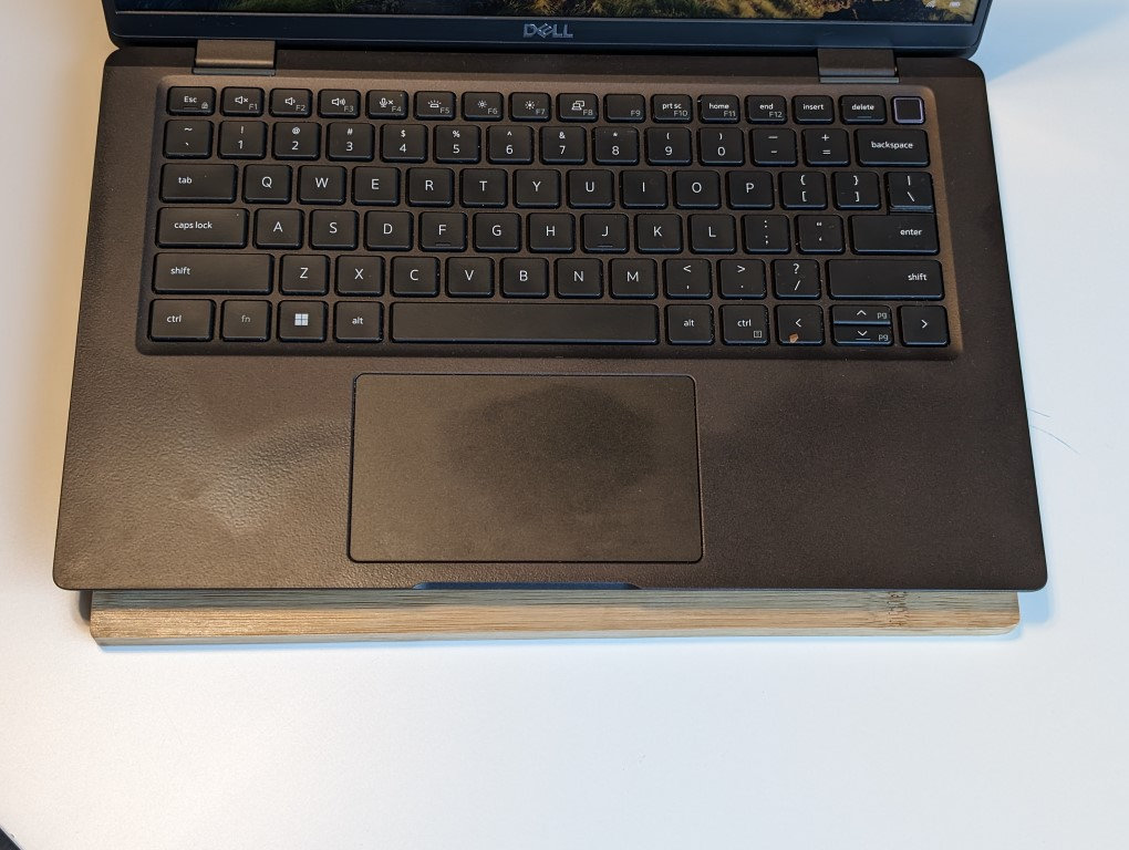 Laptop Pad. Bamboo Laser Edge Latop Pad. Create Space Between Your Hot ...