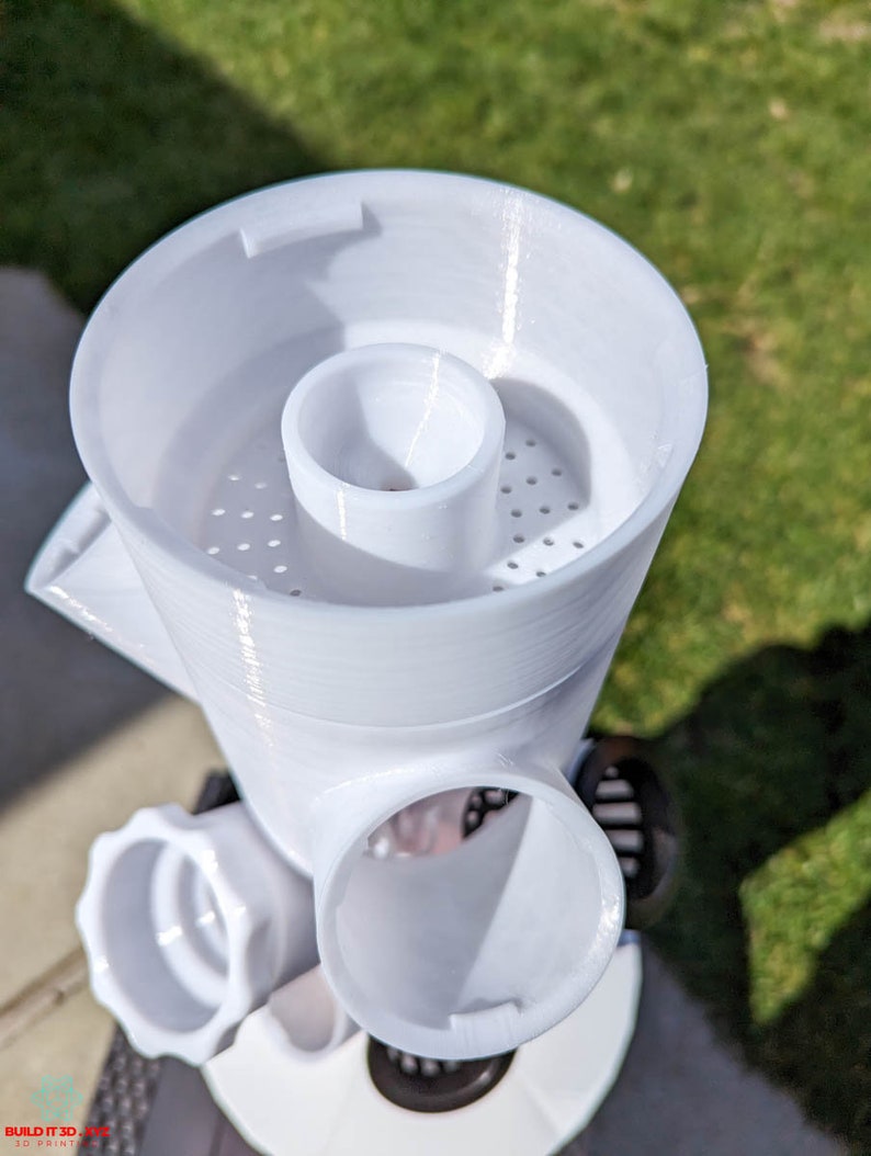10-plant Hydroponic Tower: Complete Growing Setup for 10 Cups. PETG ...