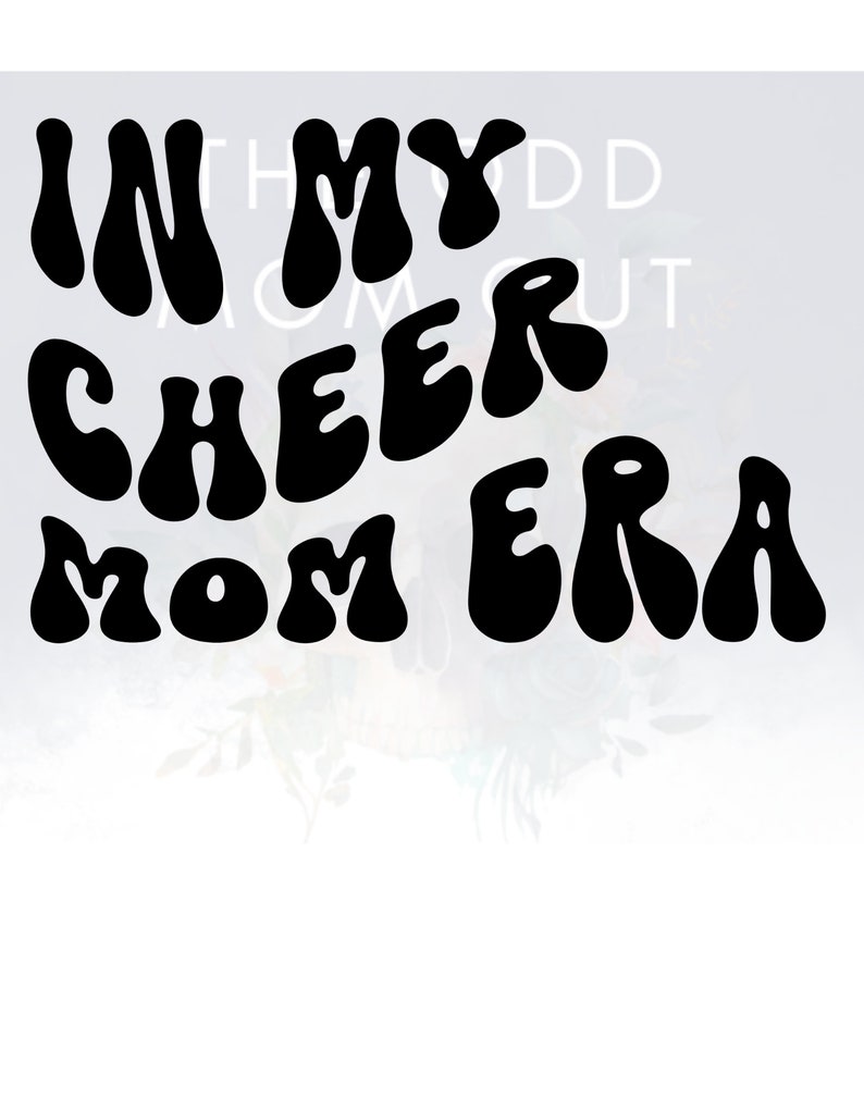 In My Cheer Mom Era Wavy SVG Digital File Download Trendy - Etsy Australia