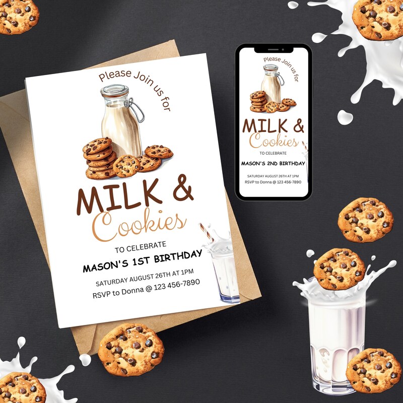 Milk Cookies Party - Etsy