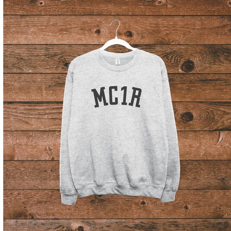 Funny Redhead Gift Sweatshirt MC1R the Redhead Gene Ginger Hair Red ...