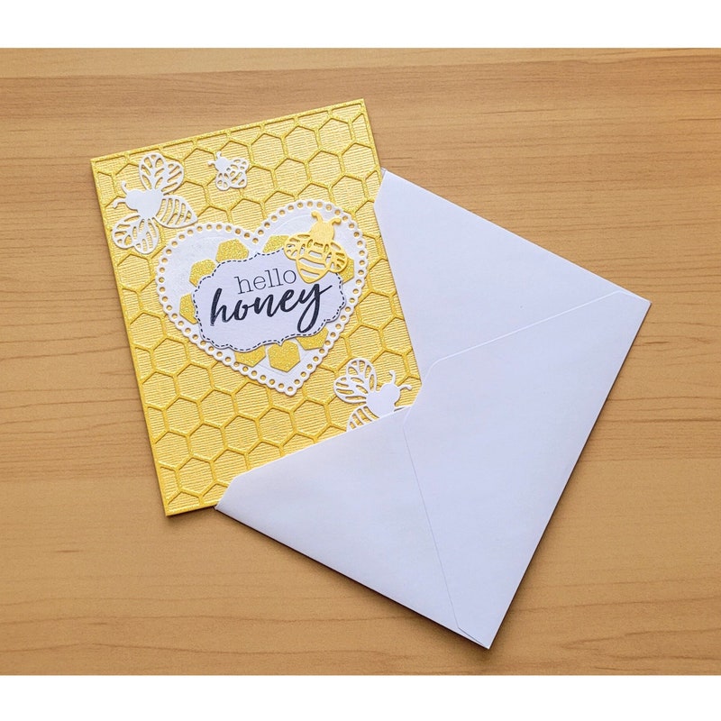 Honey Bee Card - Etsy