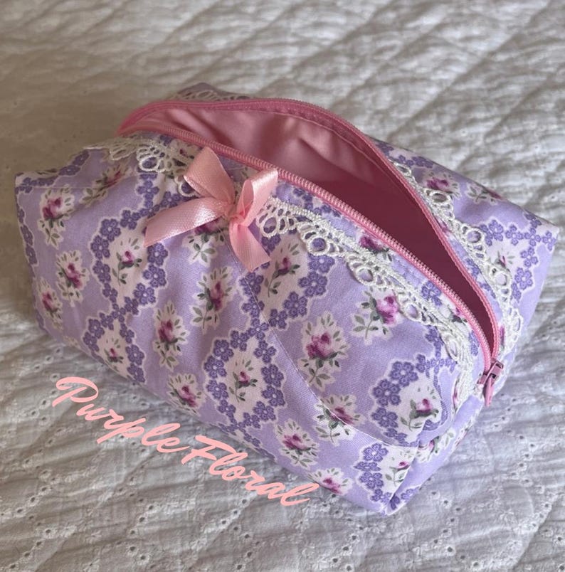 Handmade Lace Bow Pouches - Etsy