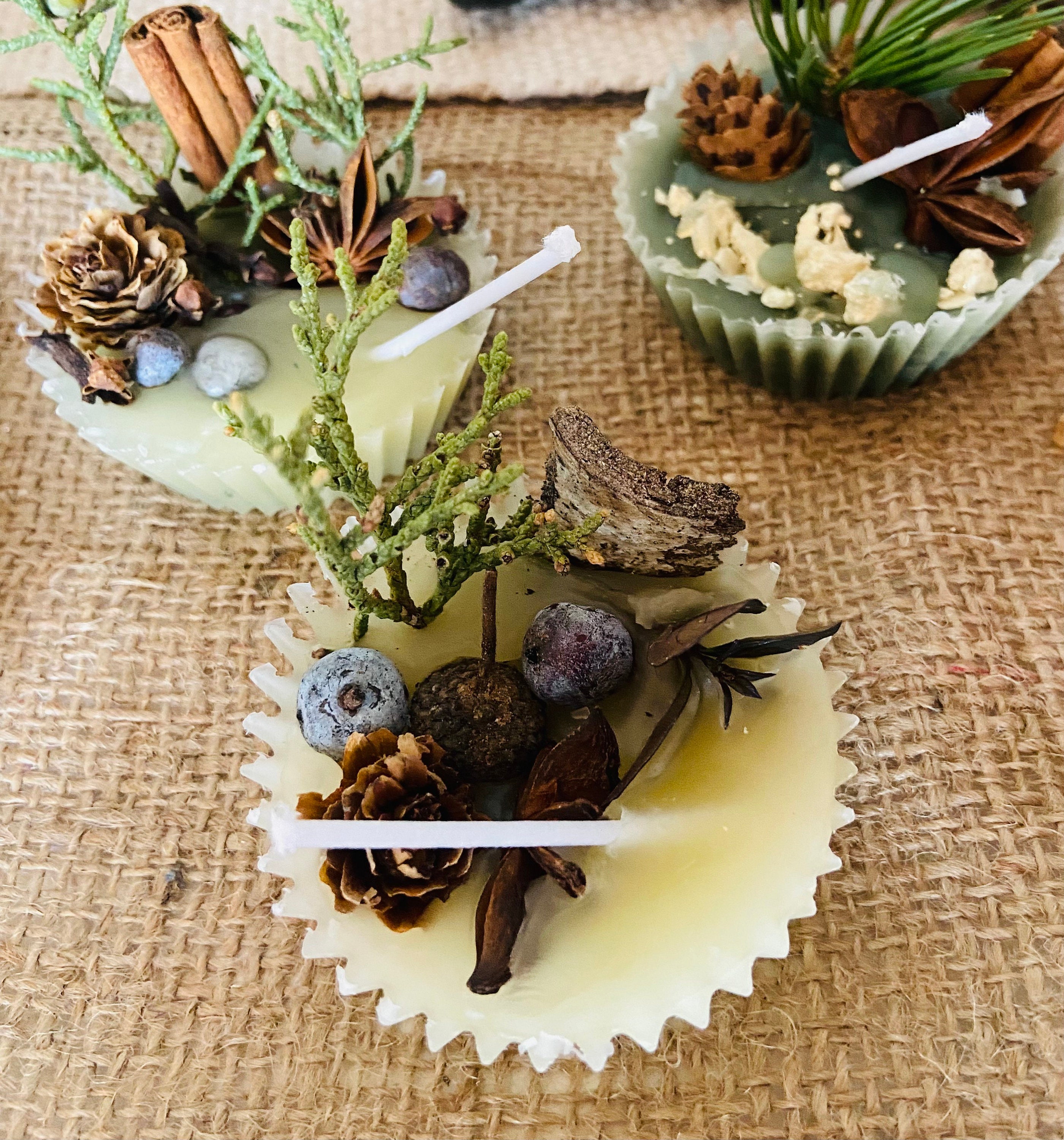 4 Pack Fire Starters, All Natural Homemade Firestarters, Forest Scented ...