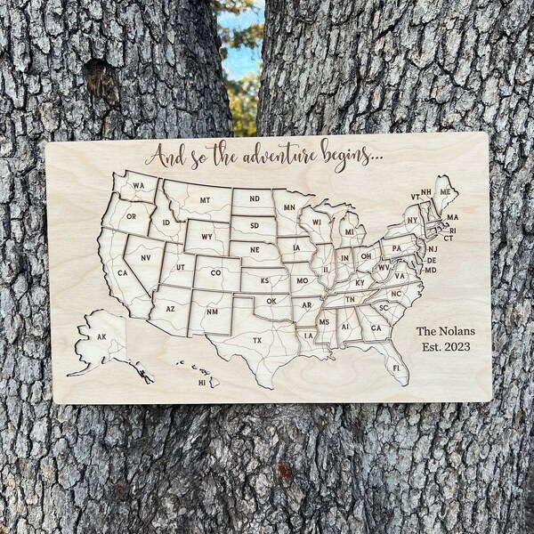 Push Pin Map - Etsy