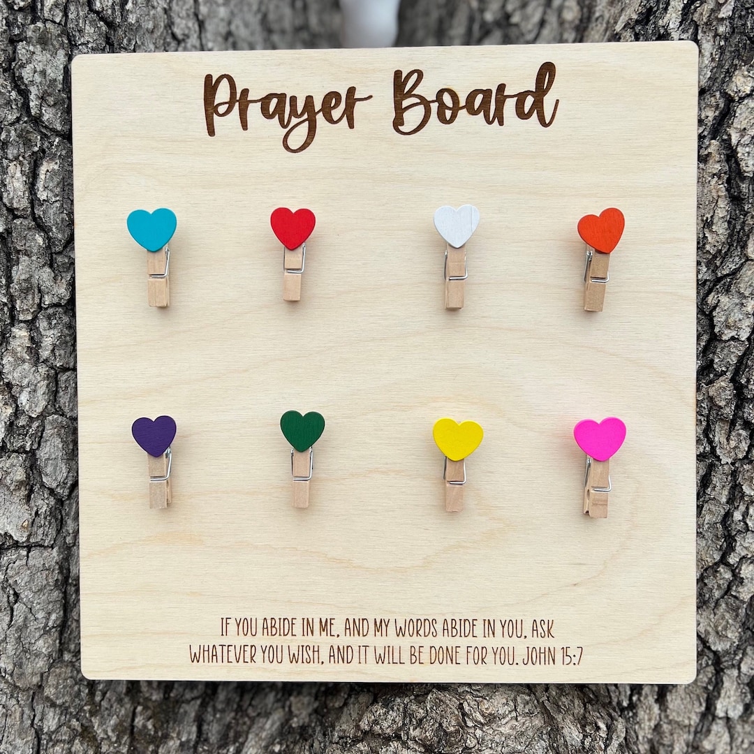 Prayer Board for Kids Prayer Board Custom Prayer Board for Family ...